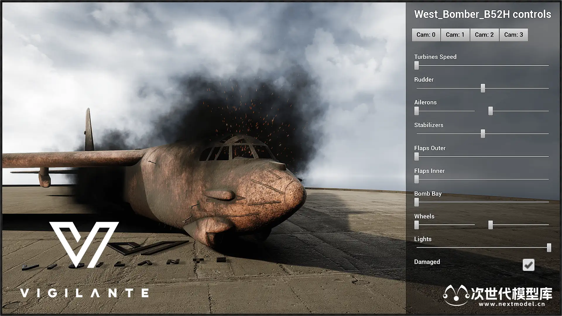 AAA级品质B-52H 同温层堡垒模型包-UE资源 - 次世代模型库