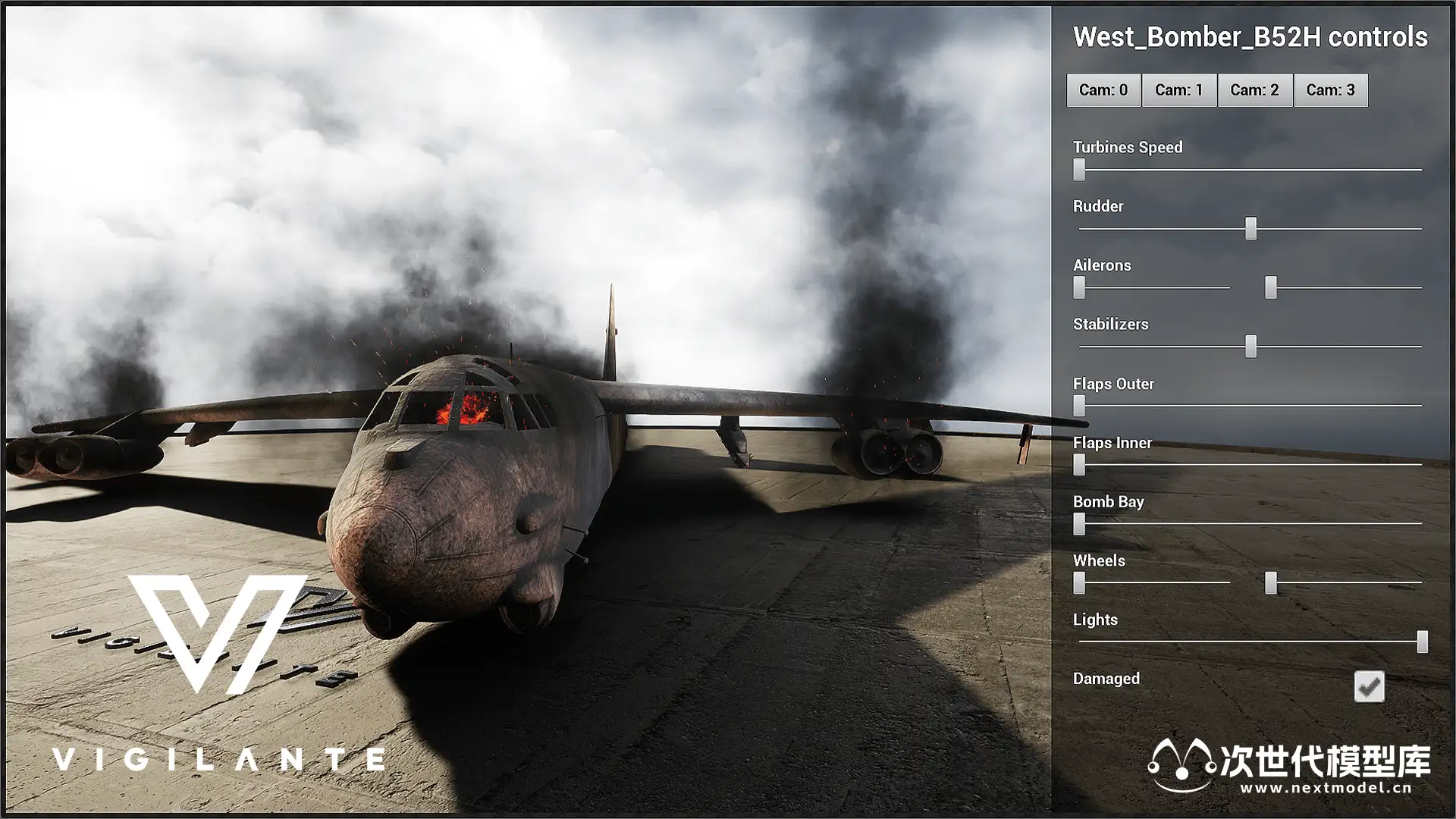 AAA级品质B-52H 同温层堡垒模型包-UE资源 - 次世代模型库