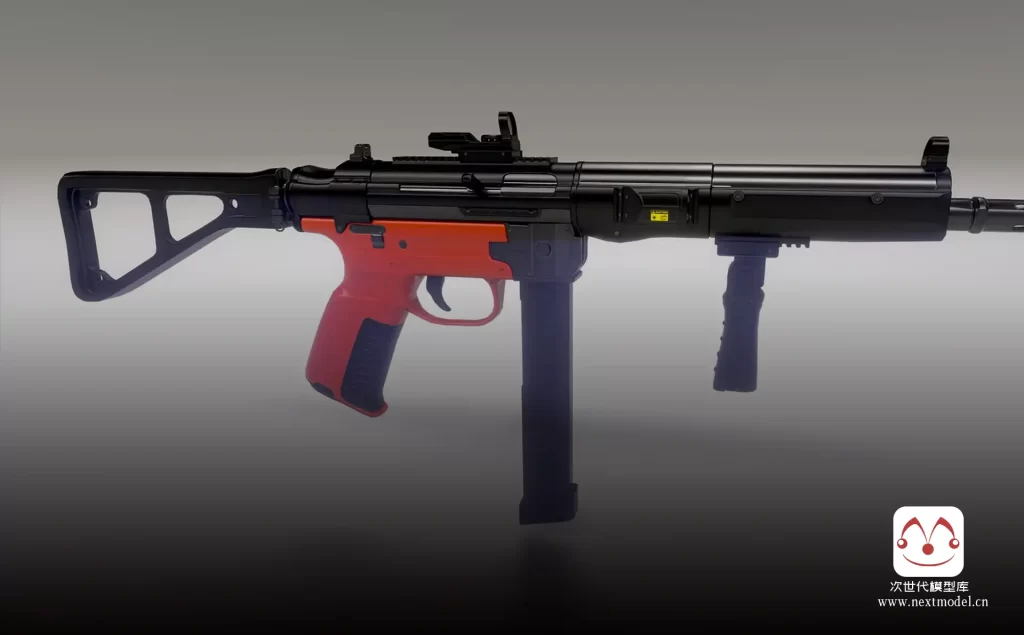 SMG游牧者冲锋枪游戏模型-虚幻模型资产 - 次世代模型库