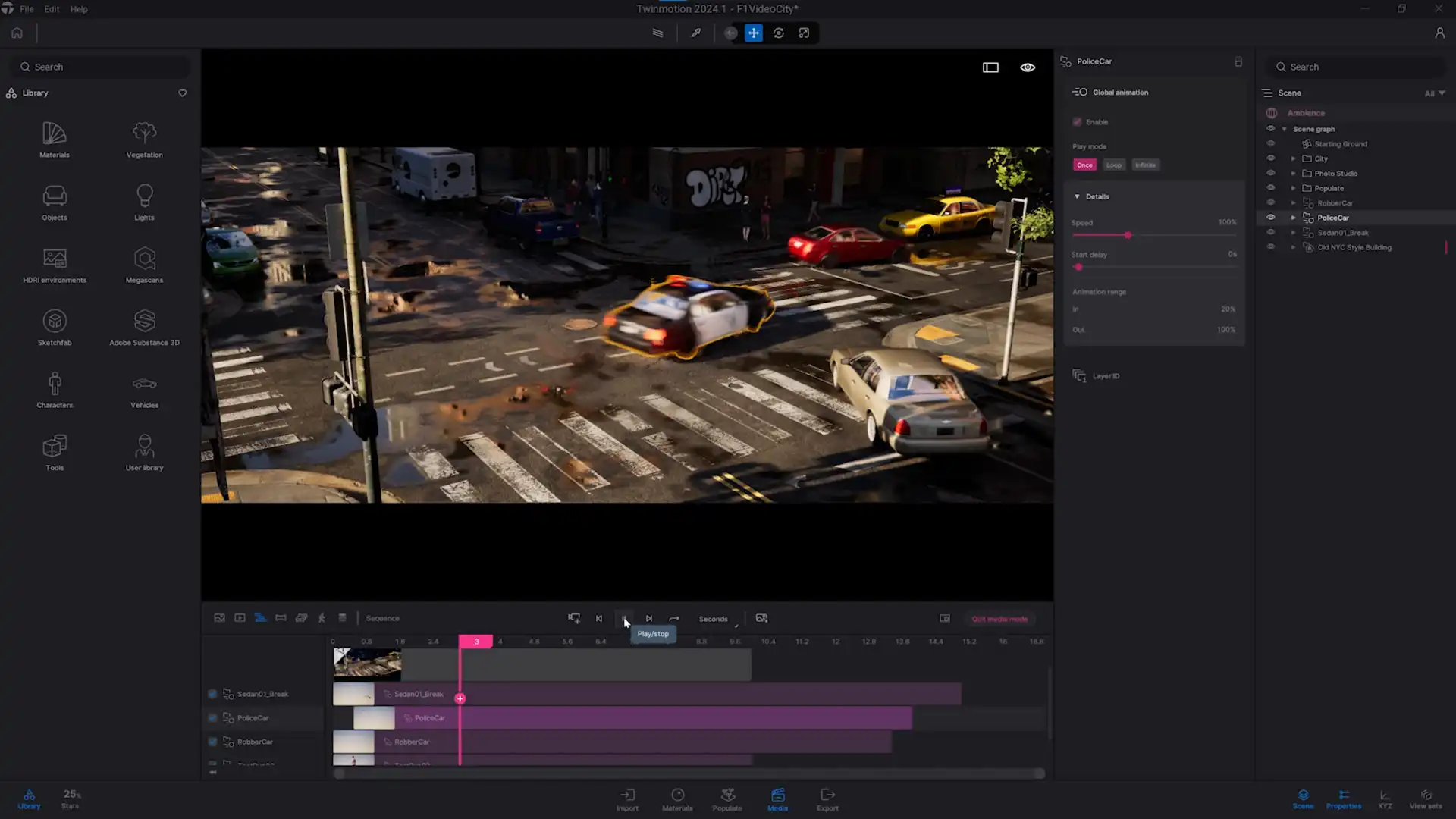 Twinmotion 2024.1正式发布！推出众多电影级视觉效果工具 - 次世代模型库