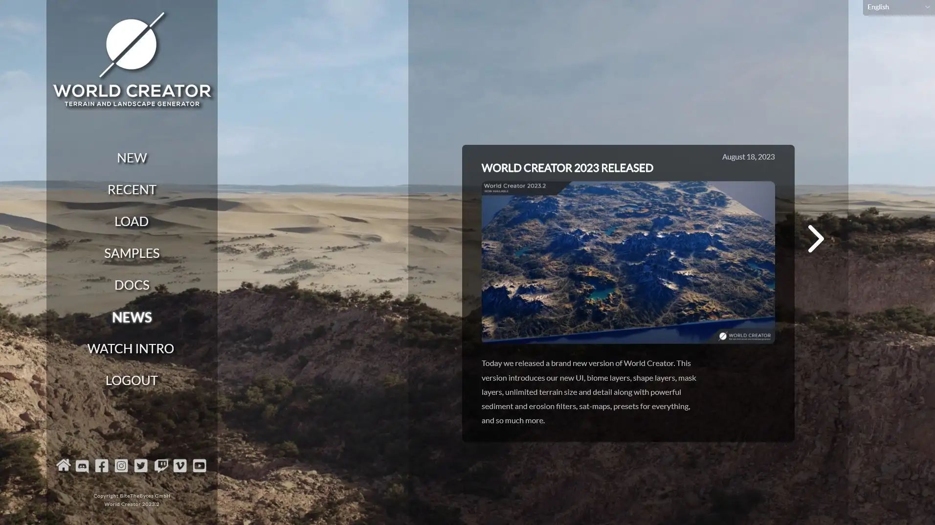 World Creator 2024.x中文文档：主界面 - 次世代模型库