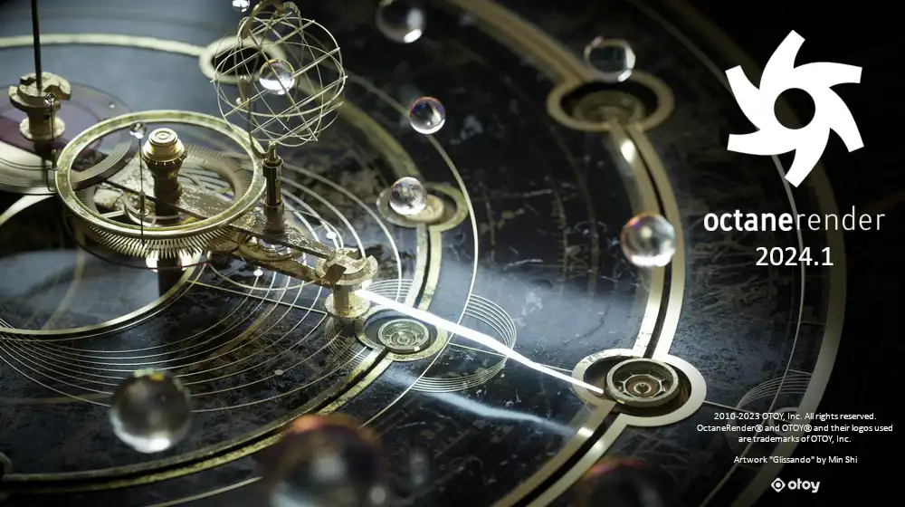 OctaneRender 2024.1震撼登场：全新渲染体验开启 - 次世代模型库