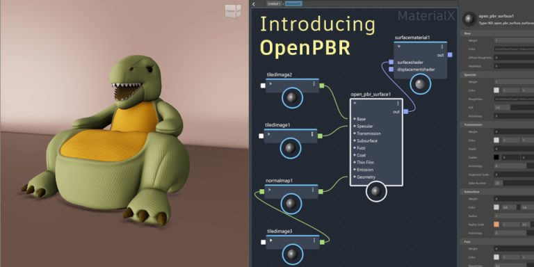 Maya 2025.3发布，引入了对 OpenPBR 的支持 - 次世代模型库